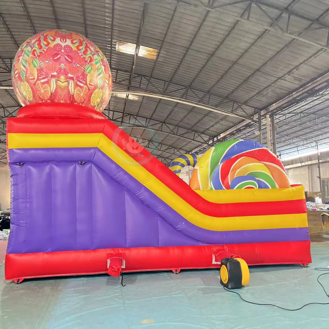 Inflatable Candy Land 7x6m Bouncy Castle Candy Trampoline Bounce - Buy ...