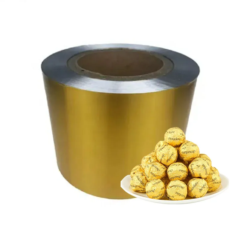 Aluminum Foils Chocolate Candy Wrapping Paper Food 3003 8011 Gold ...