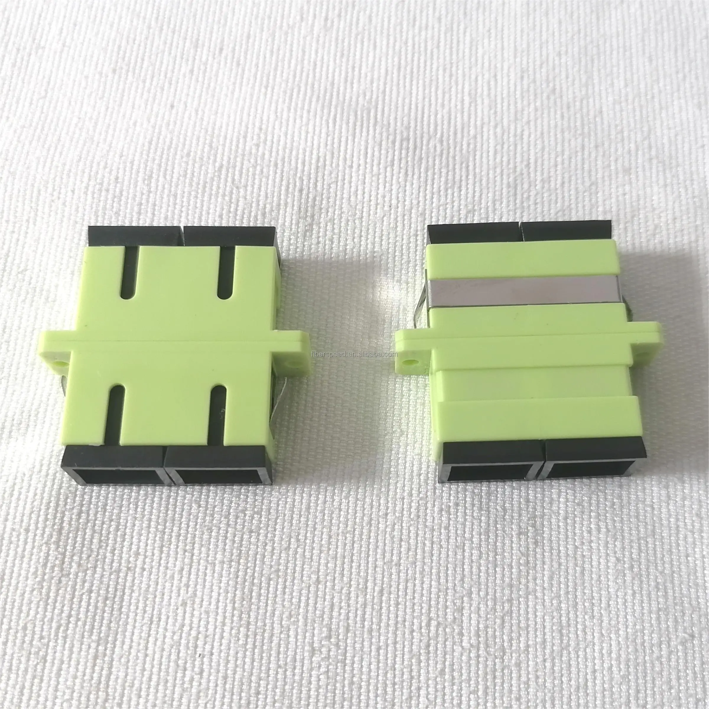 SC Duplex OM5 Optical Fiber Adapter Flanged SC Mid Coupler Ftth Coupler ...