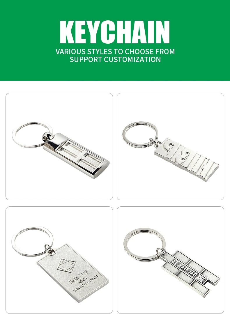 Wholesale Custom Personal Logo Lost The Pendant Round Keychain Metal ...