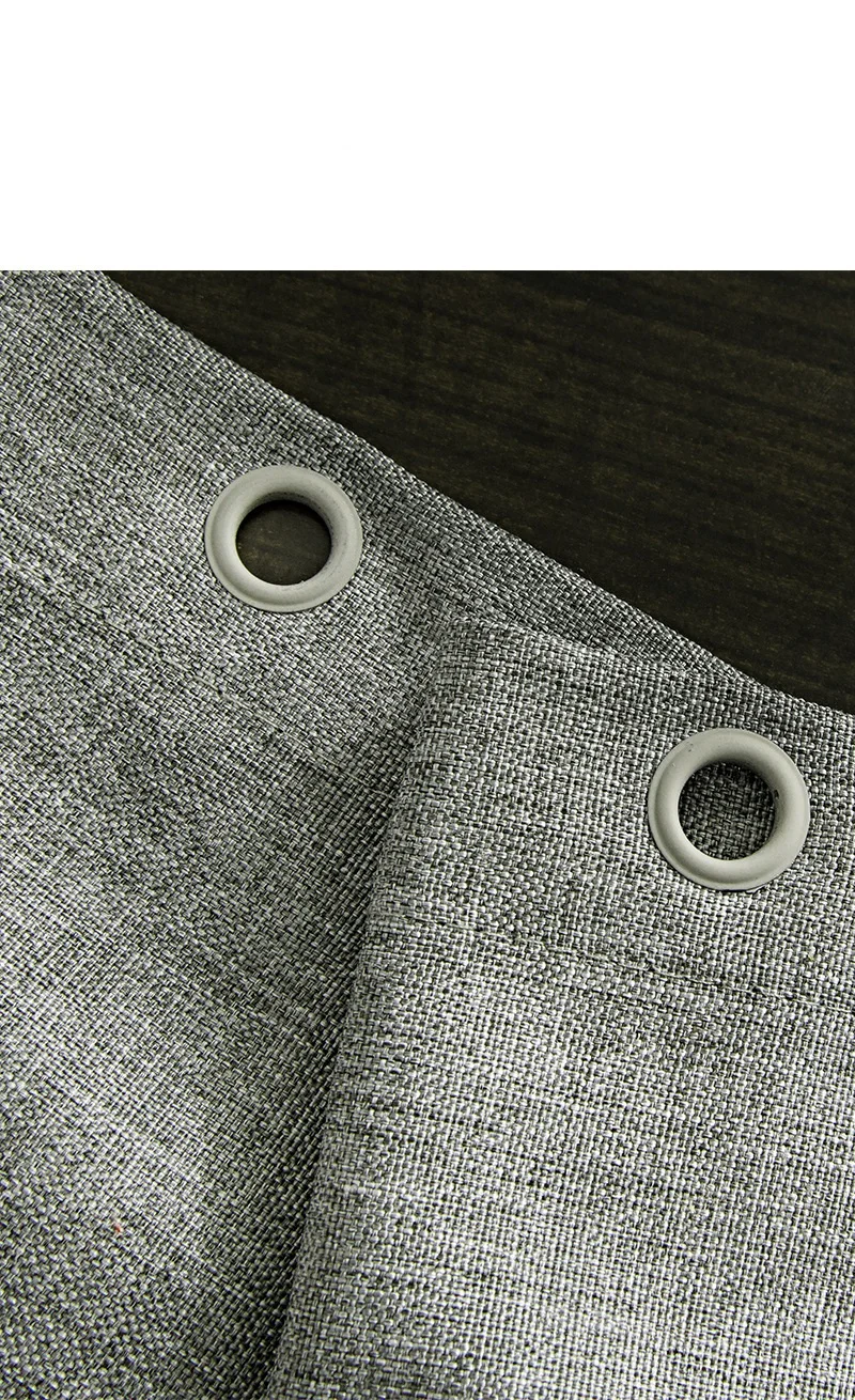 High Quality 235gsm Lightproof Waterproof Linen Polyester Fabric Pure ...