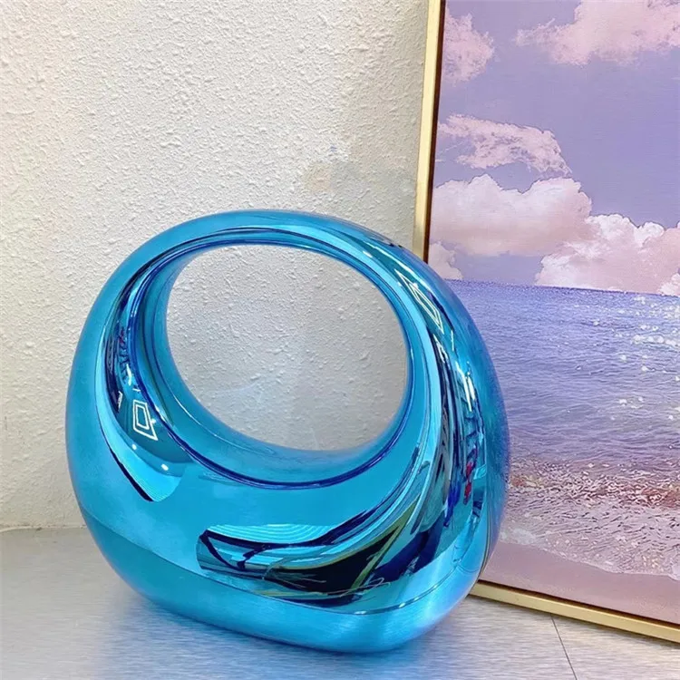 Women's Clear Acrylic Purse Candy Colored Acrylic Evening Clutch Bag ...