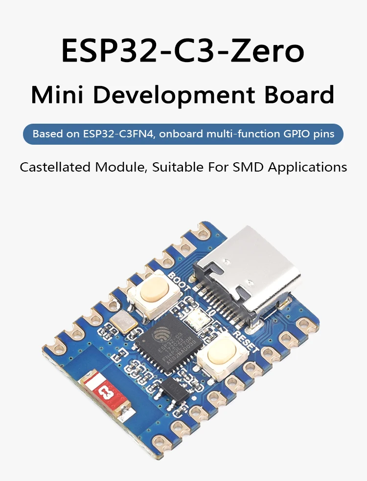 Esp32-c3-zero Development Board - Wi-Fi & Bluetooth 5
