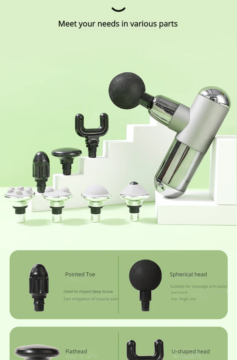 High Frequency Large Percussive Massage Gun Massagepistole Massage Gun ...