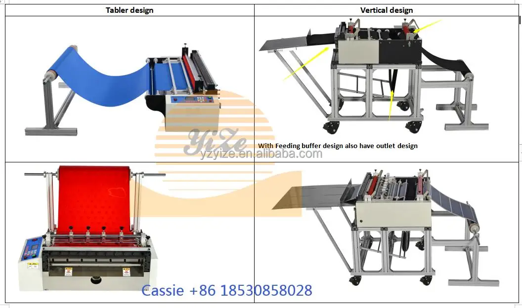 Air Bubble Wrap Roll Plastic Film PVC Roll to Sheet Cutter