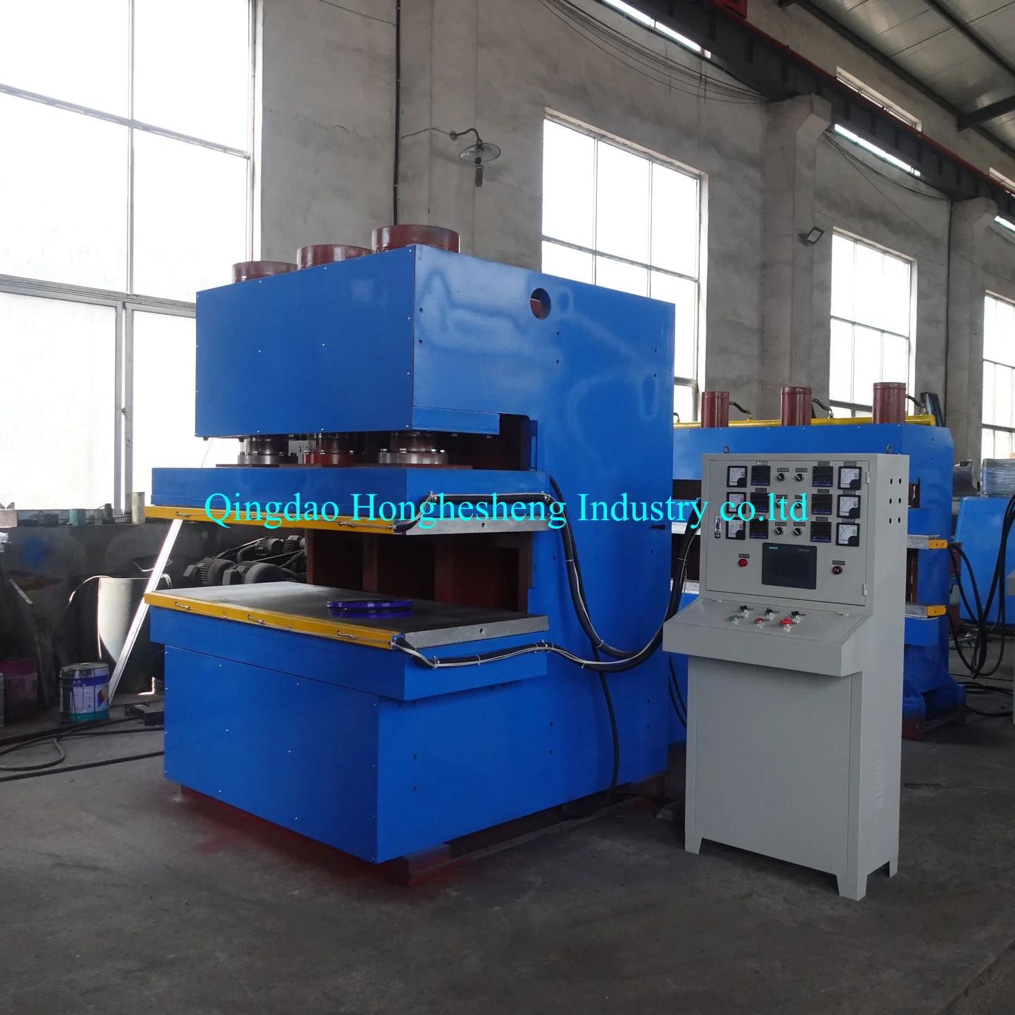 Heavy Duty Rubber Anti-vibration Vulcanization Machine/rubber Mats ...