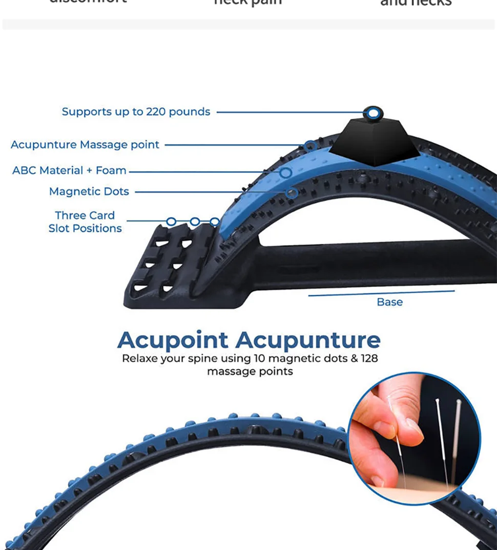 Back Cracker Orthopedic Waist Stretcher - Relief for Back Pain