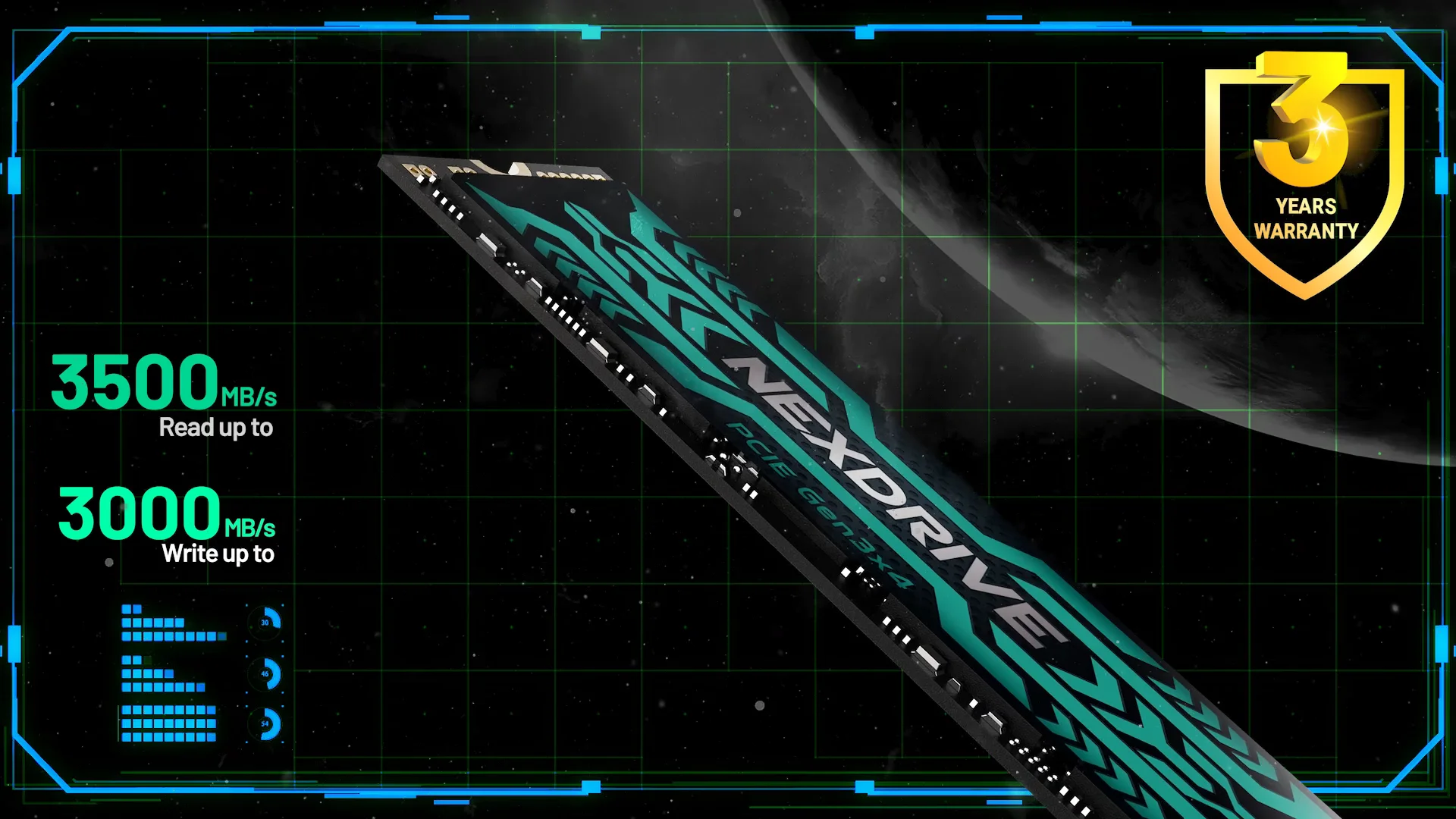 Ssd 1tb Pcie Gen3x4 Nvme M.2 2280 Internal Solid State Drive,Up To ...