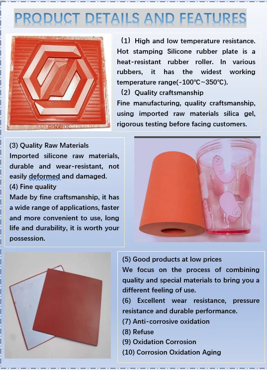 Heat-resistant Hot-Stamping Silicone Rubber Sheet Mold