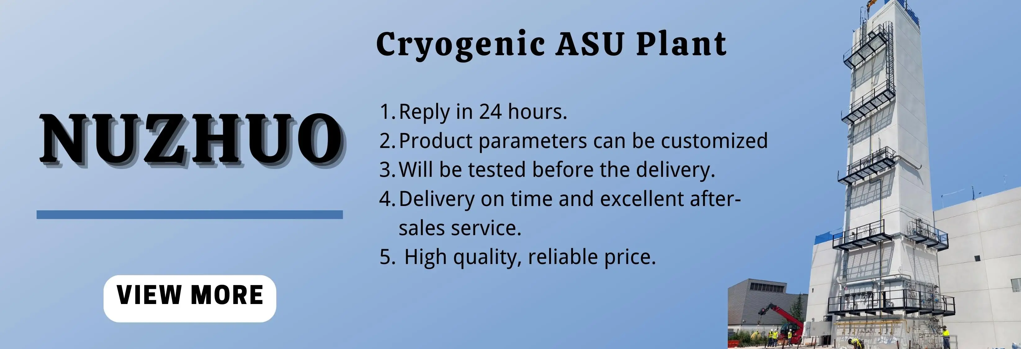 Nuzhuo Cryogenic Asu Oxygen Nitrogen Argon Plant Liquid Oxygen ...