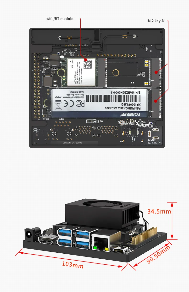 NVIDIA Jetson Orin NX 16GB Developer Kit - 157TOPS AI Power