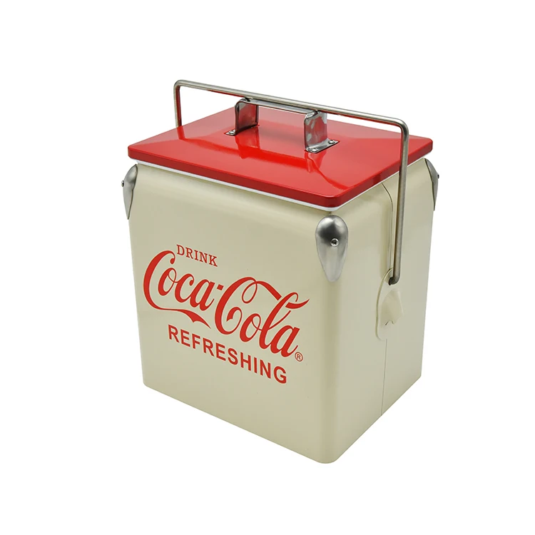 13l Outdoor Camp Portable Picnic Small Ice Mini Retro Beer Ice Box 13l ...