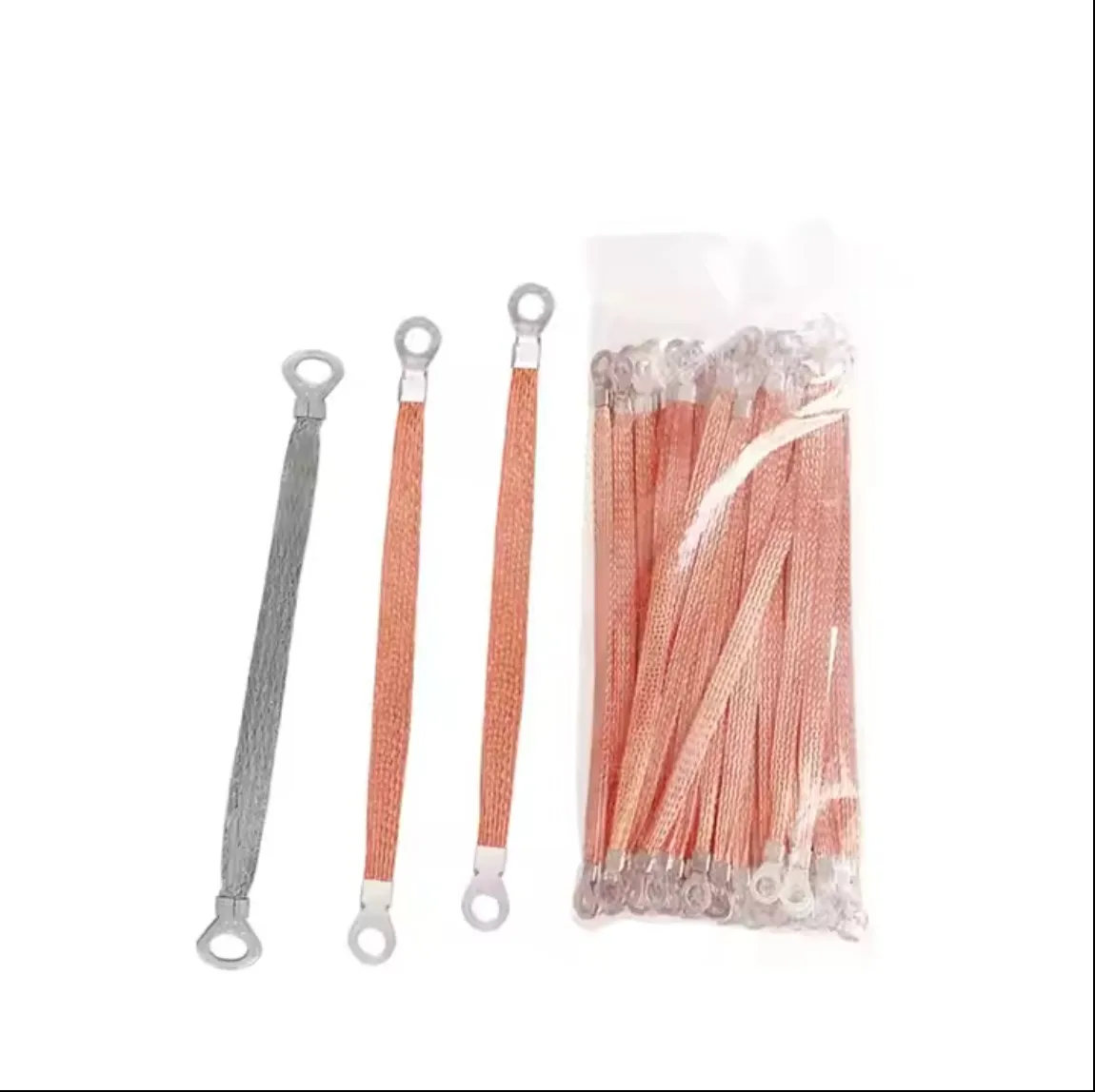 High Quality Flat Copper Braid Earth Strap Ground Electric Flat Lead ...