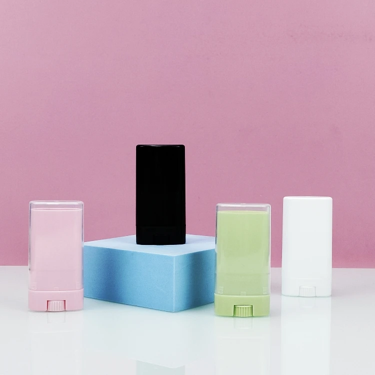 Customized Color Logo 15g Ellipse Shape Cosmetic Package Plastic ...