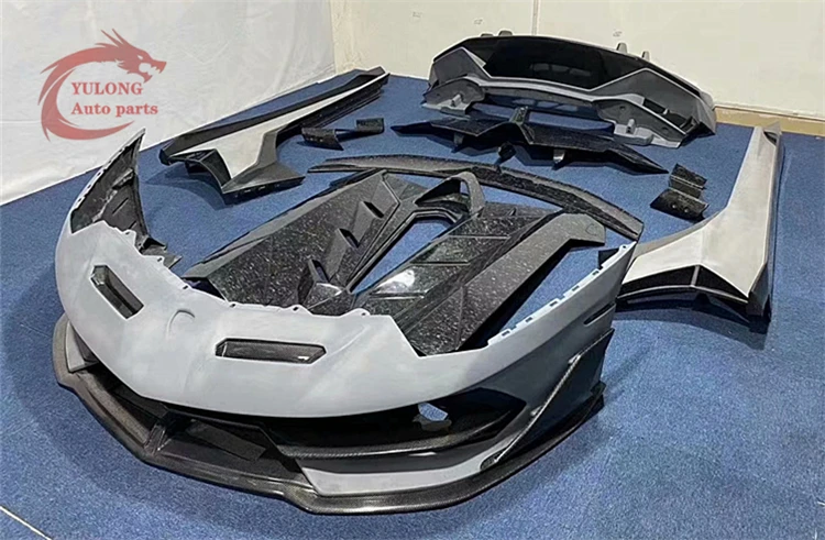 For Aventador Lp700 Upgrades Svj Style Dry Carbon Fiber Body Kit For ...