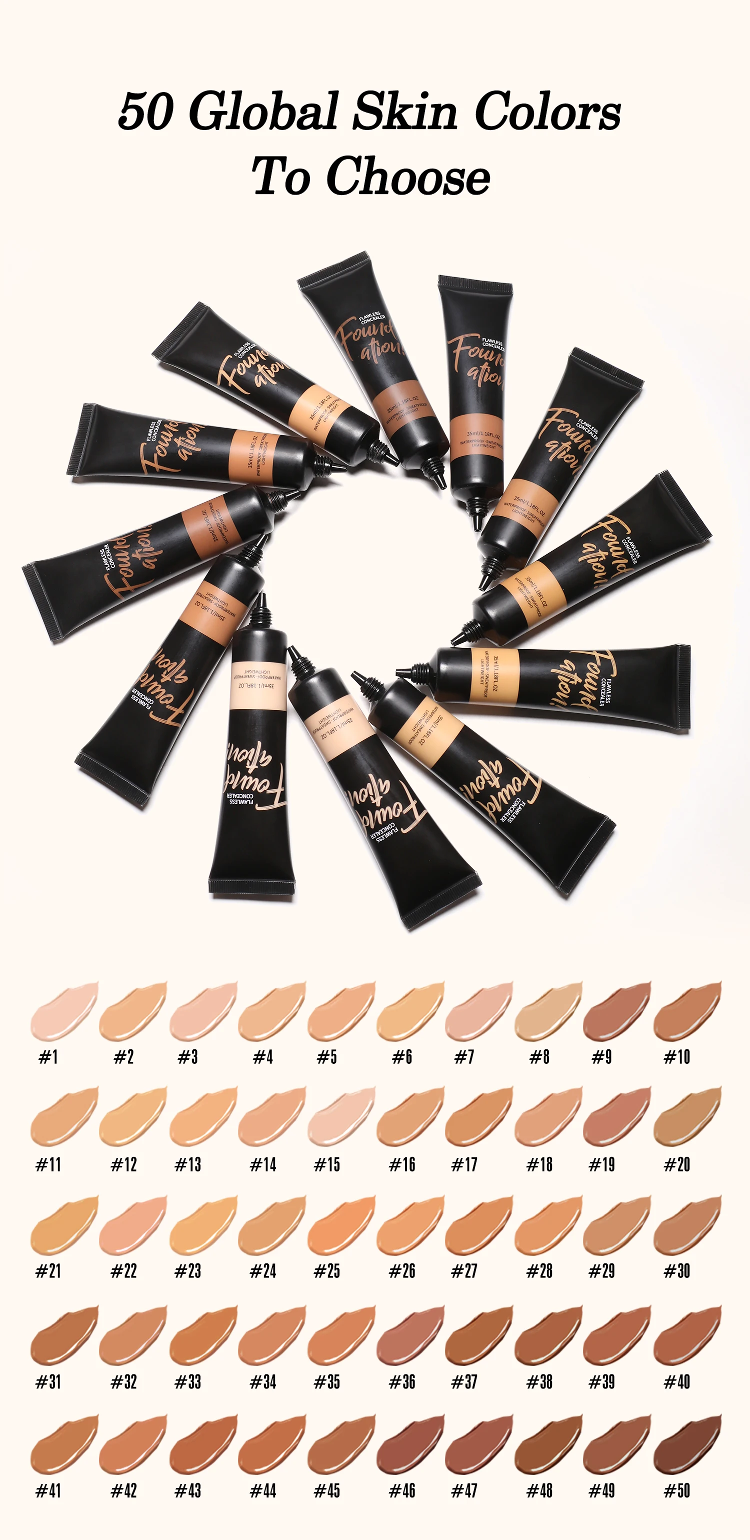 Full Cover Liquid Matte Foundation Stick - Cruelty Free