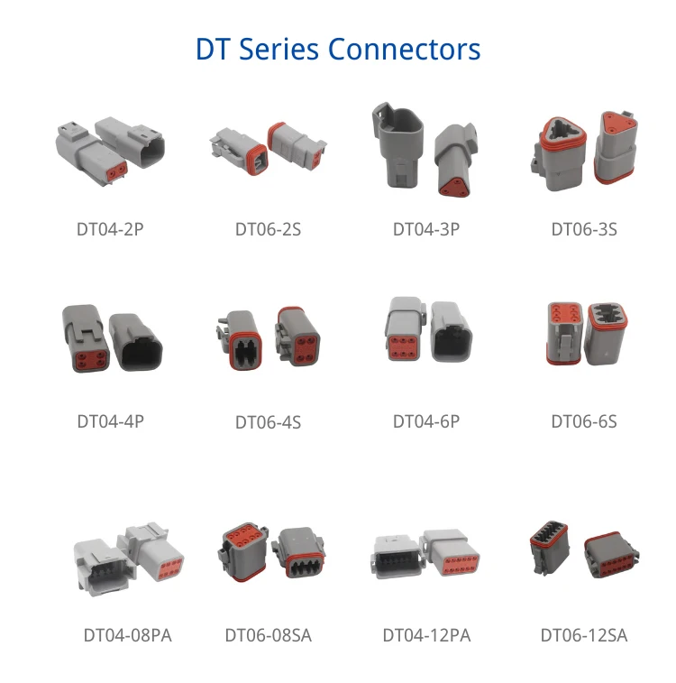 Dt Series 4 Pin Types Dt04-4p Automotive Waterproof Connector - Buy ...