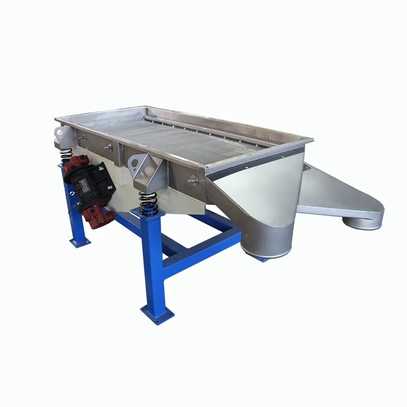 Fully Enclosed Construction Vermicompost Linear Vibrating Sieve Shaker ...