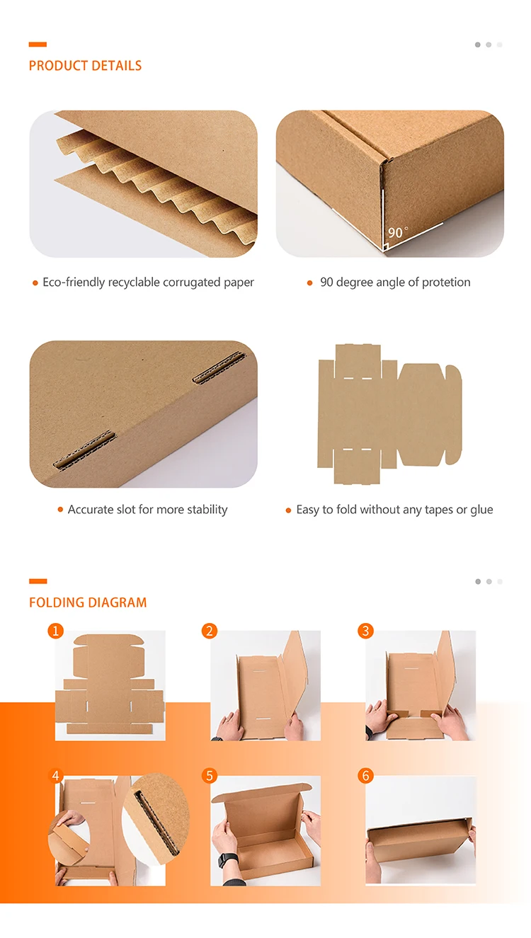 Lipack Flat Corrugated Paper Box Tear Strip Tear Away Packaging Paper ...