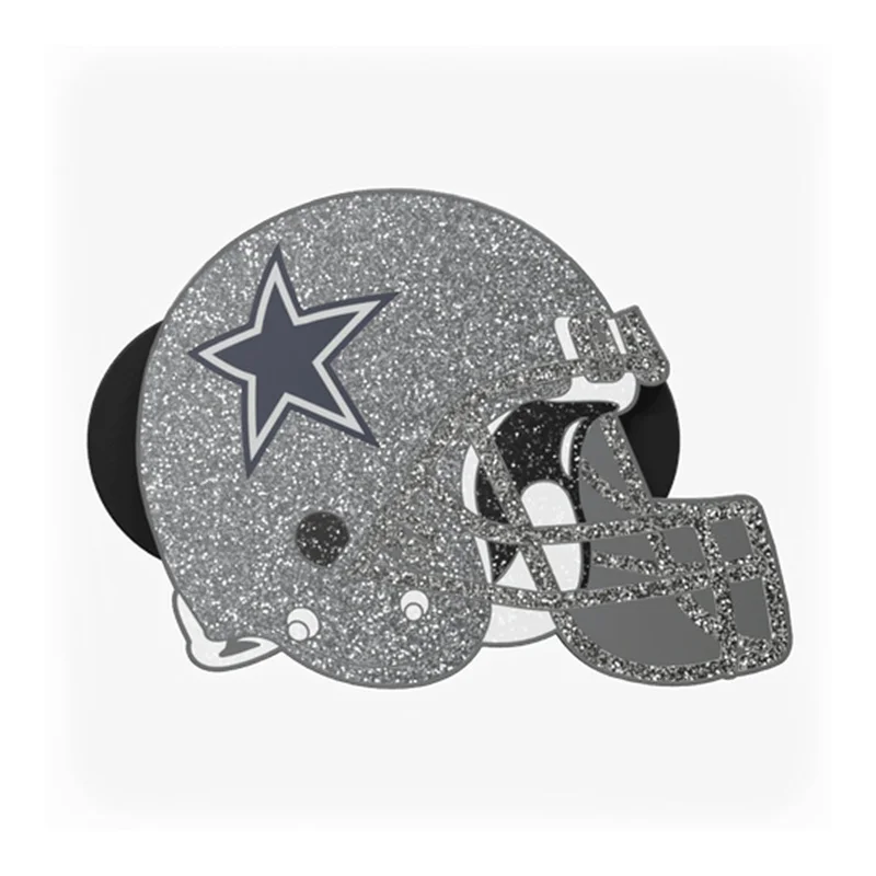 Custom NFL Metal Glitter Dallas Cowboy Pin Team Soft Enamel Cowboys ...