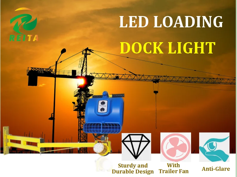 100watt Led Loading Dock Light With Swing Arm Rotatable Lamp Head For ...