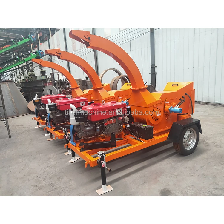 DIBO Wood Chipper - Powerful 50 Hp Self Powered Machine