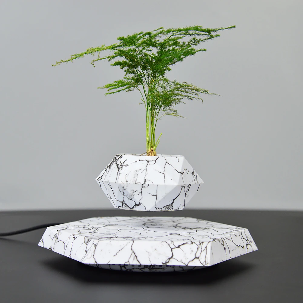 Magnetic Levitating Flower Pot - Creative Home Decor