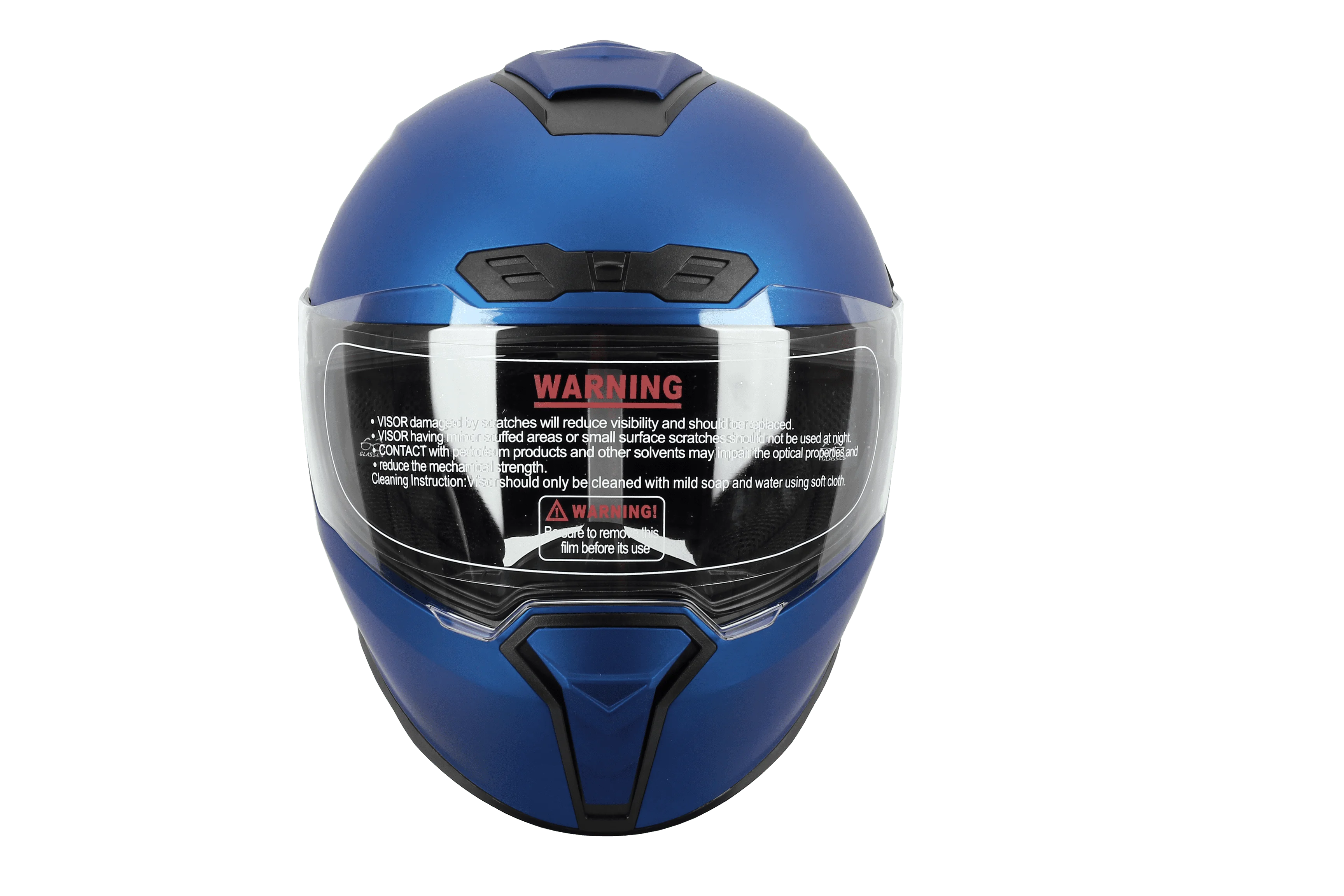 Blue High Quality Motorcycle Helmet with Full Face Design Sun-Proof ...