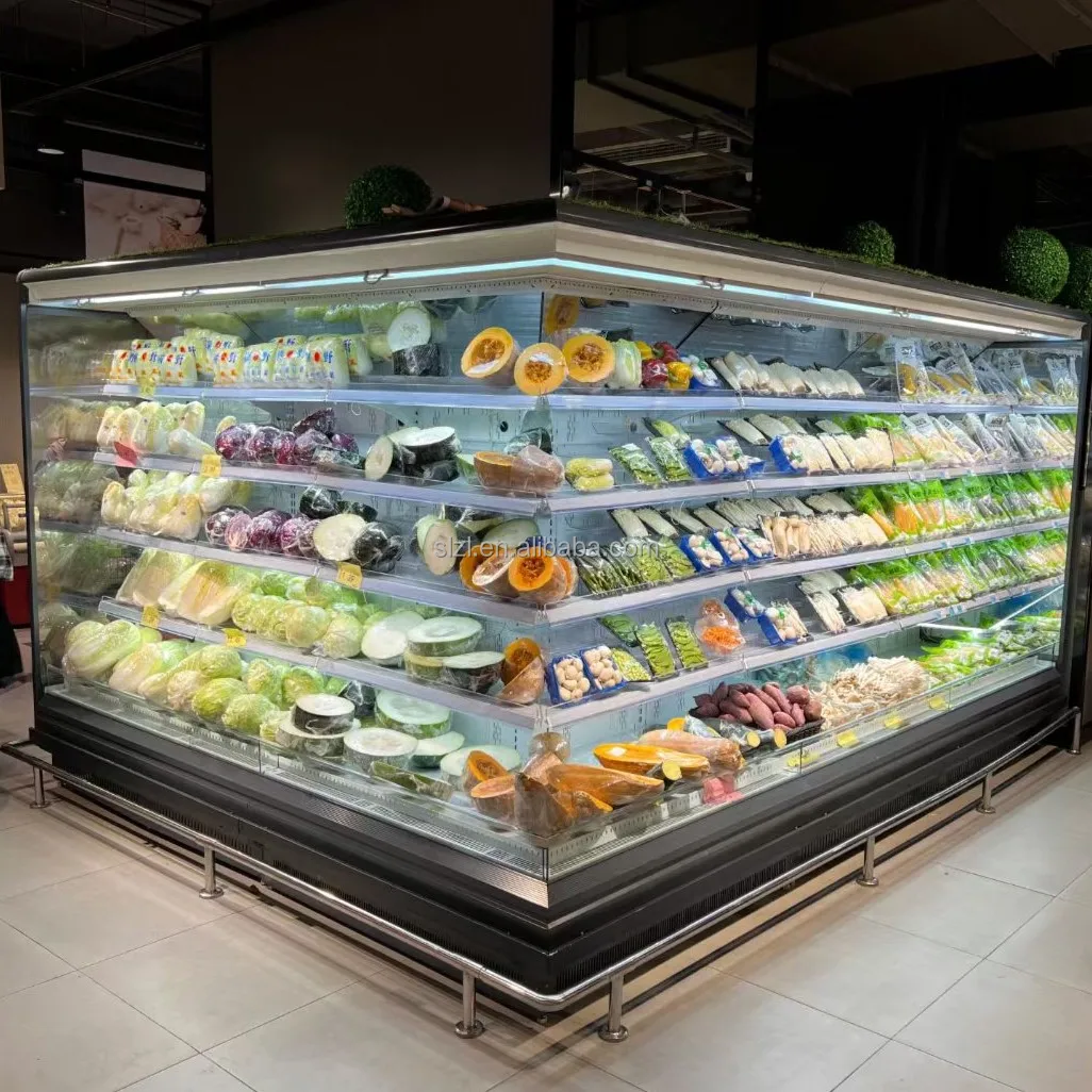 OEM/ODM Supermarket Open Multideck Cooler Refrigeration Equipment ...