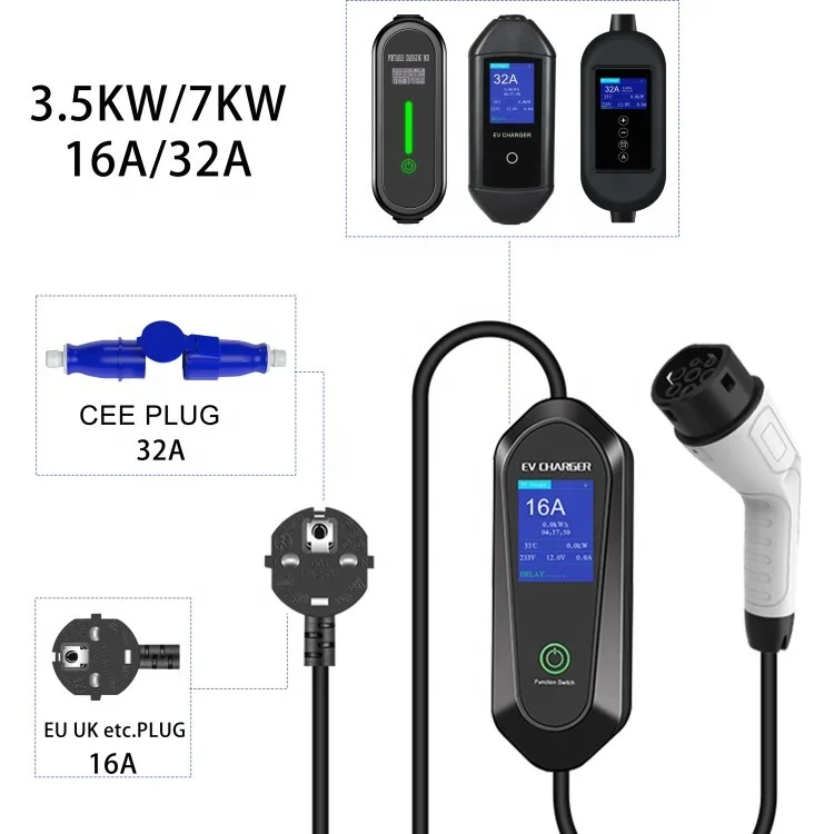 EV Charger for ID4 E-Golf Byd - APP Control & Adjustable Power