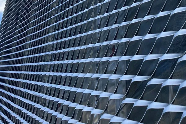 JINGSI Expanded Metal Mesh Panels for Building Renovation