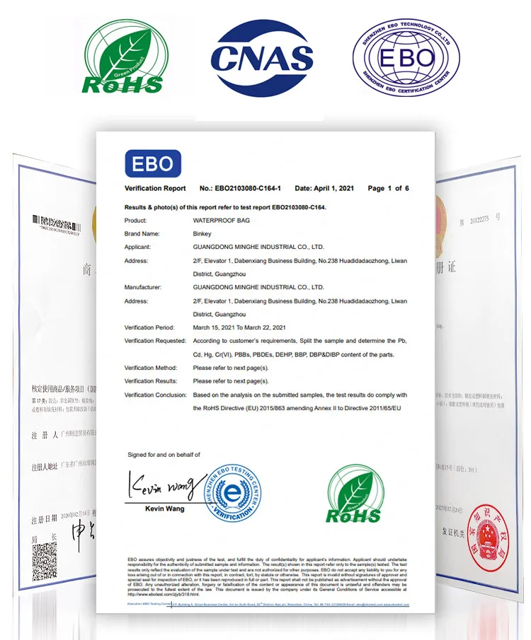 OEM Custom Print Logo 500d PVC Tarpaulin for Waterproof Bags