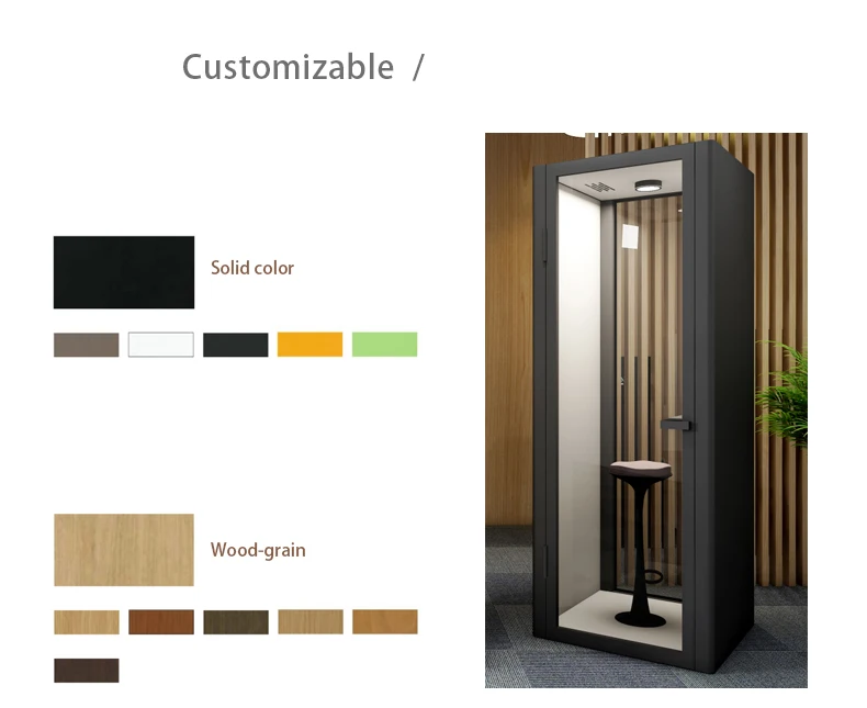 Flexspace Movable Sound Proof Office Phone Booth - Ideal for Open ...