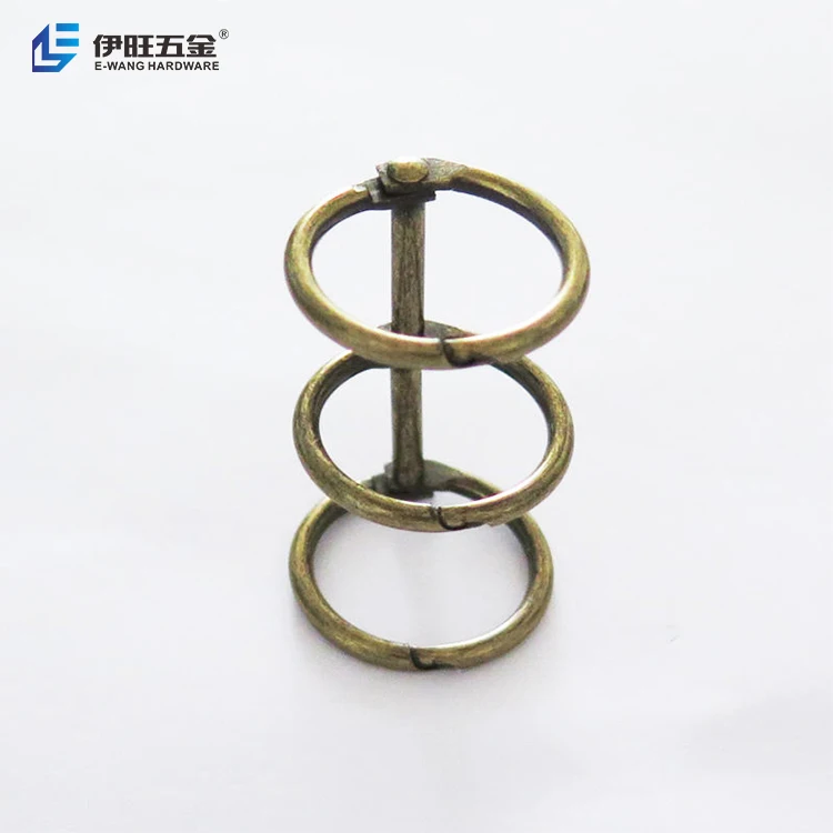Bronze 40mm 3 Ring Binder Desk Calendar Ring For File Magazine - Buy 3 ...