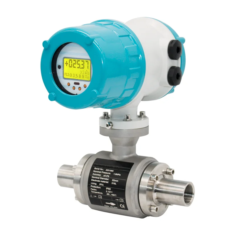 Bsp Connect Electromagnetic Flow Meter Pfa Liner - Buy Bsp Connect ...