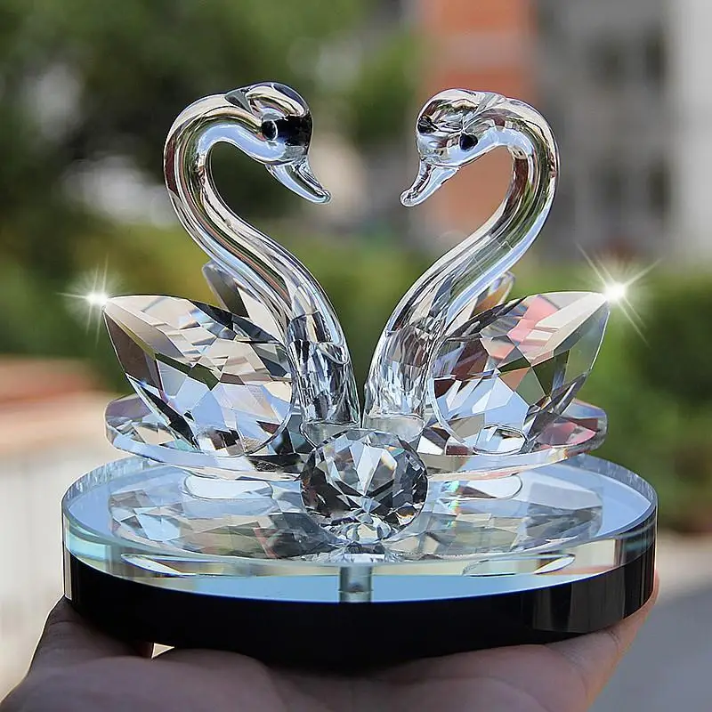 Luxury Perfume Bottle Spray Swan Crystal 5ml Car Perfume Bottle 12cm ...