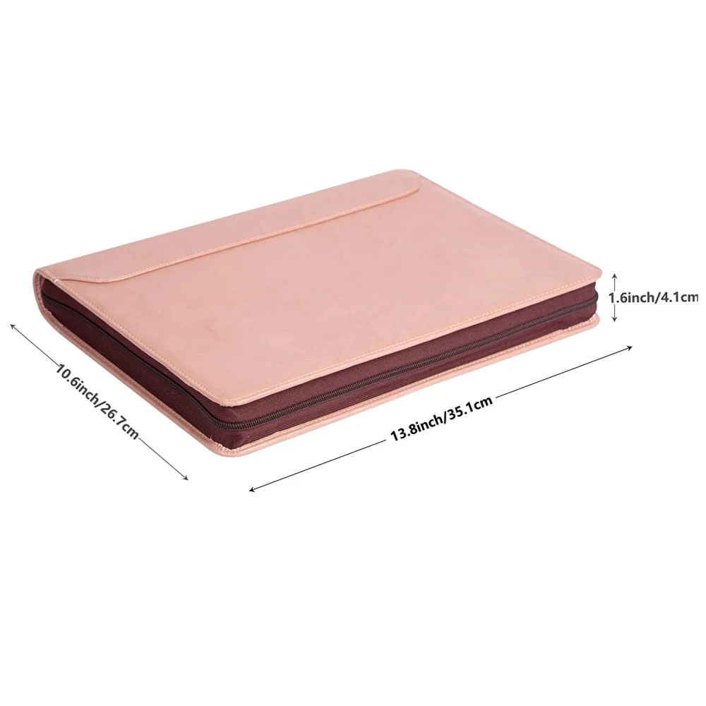 A4 Legal Pads Clipboard Padfolio Zippered Business Binder