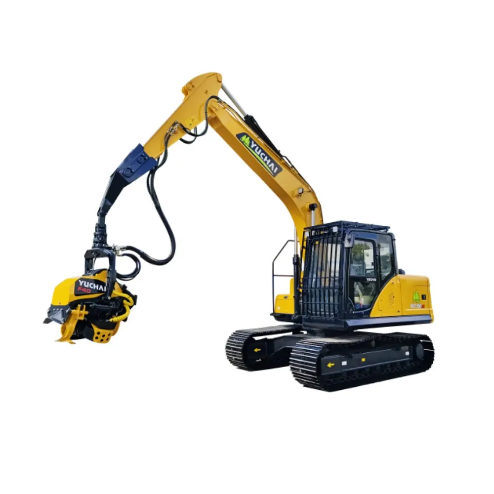 Forestry Machinery Wood Harvesting Machine With 5 Knives And 3 Rollers ...