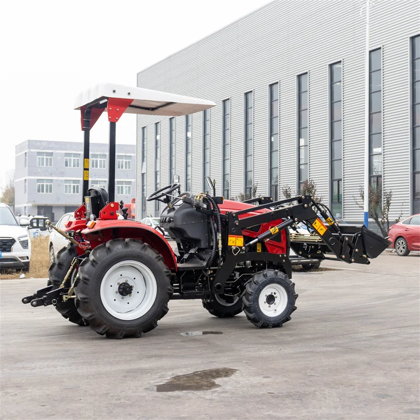 China 50hp EPA Lawn Mower 4x4 Small Tractor with Front End Loader Backhoe Kubota Tractors Trucks ...