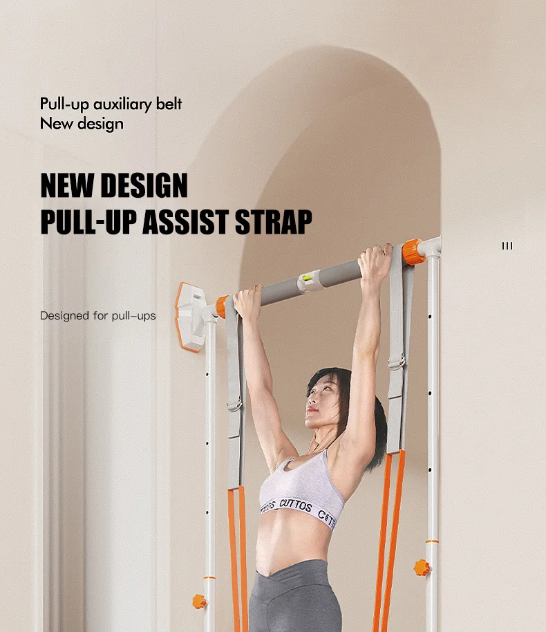 Horizontal Bar Pull-up Power Band Adjustable Training Aid Elastic Band Indoor Home Gym Equipment ...