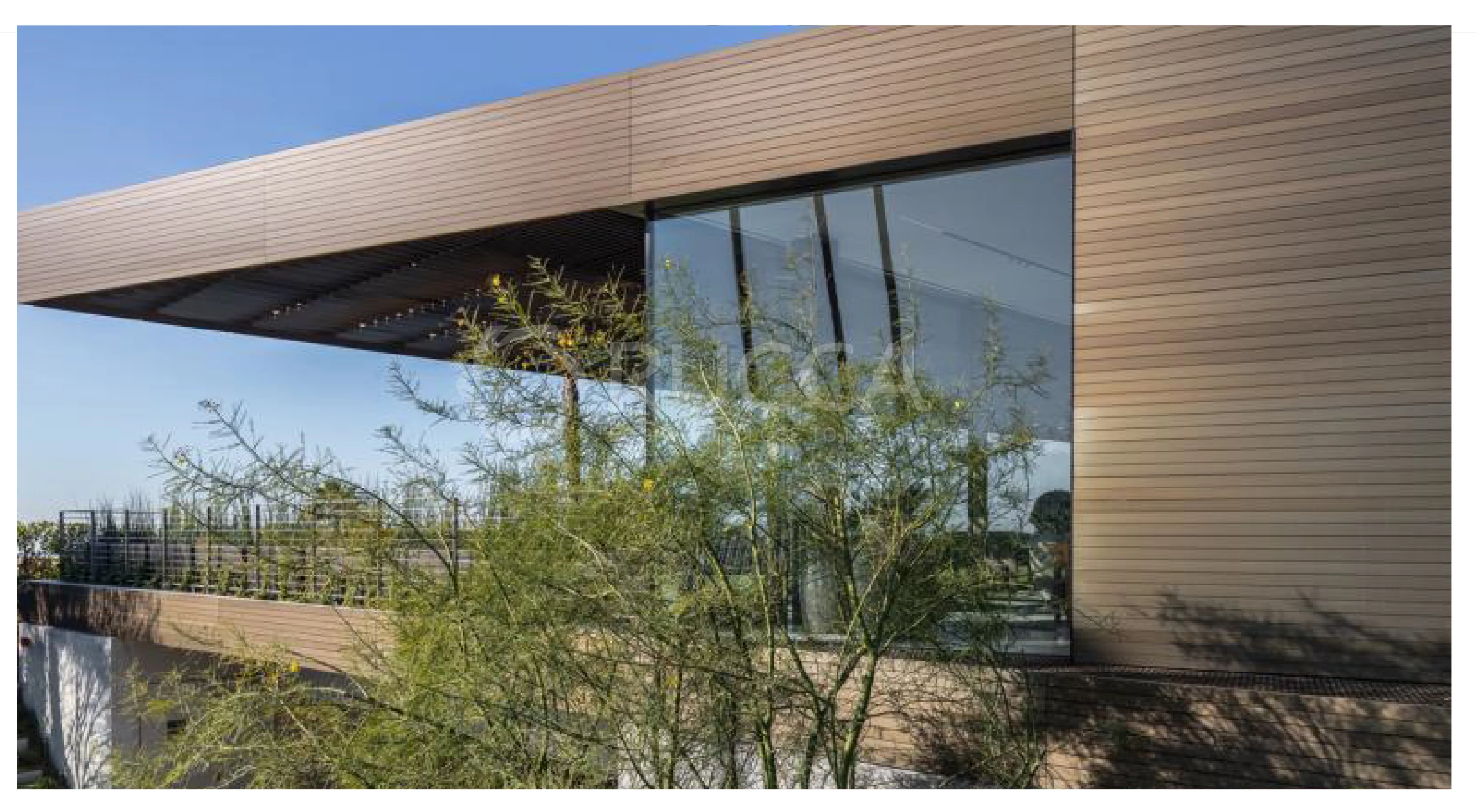 Solid Board Look Like Composite Woods for Wall Cladding