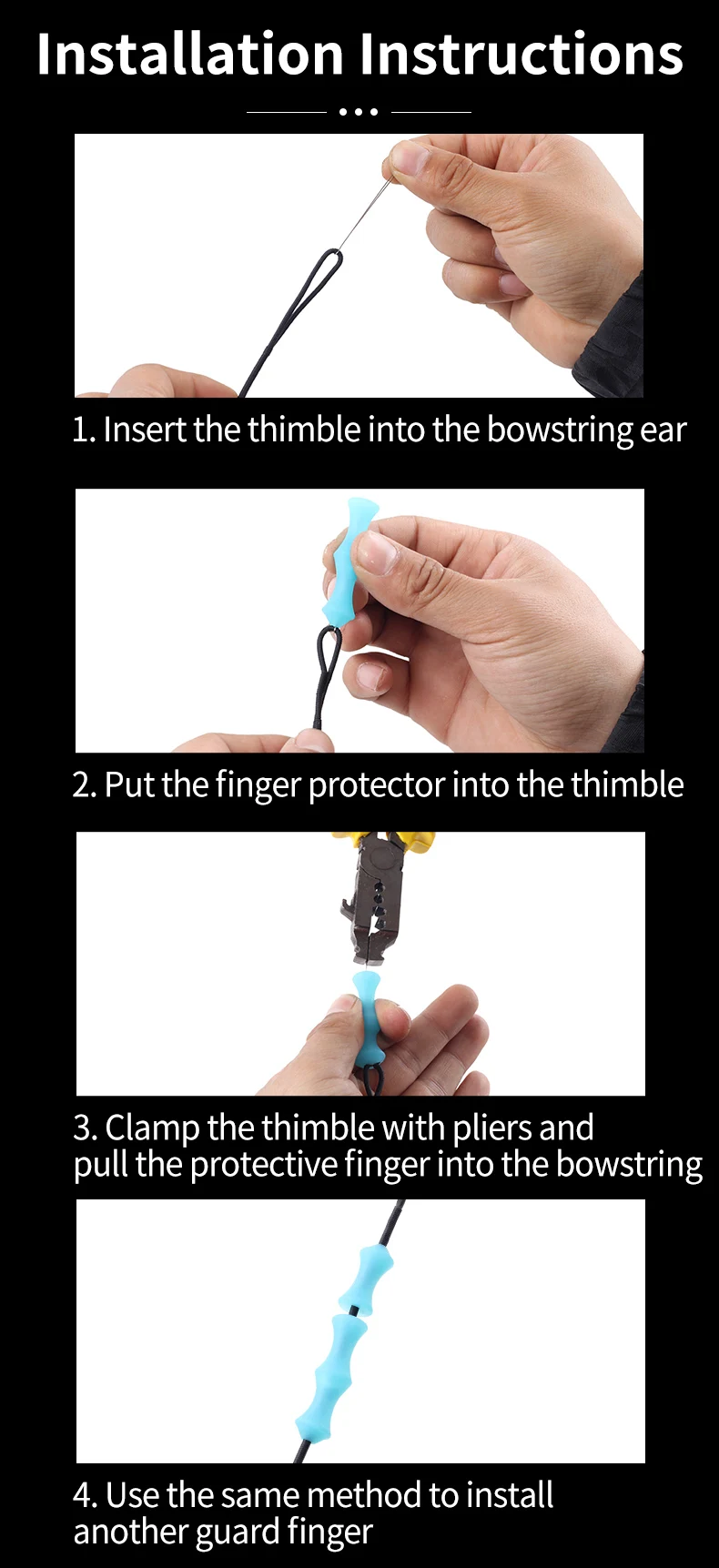 SPG Archery Finger Guard - Protect Your Bowstringing Fingers