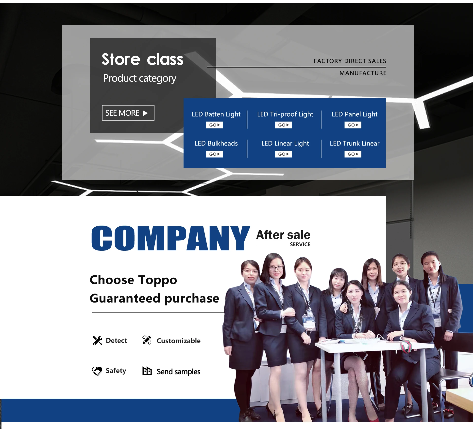 Shenzhen Toppo Lighting Co., Ltd. - LED Batten, Tri-proof Light