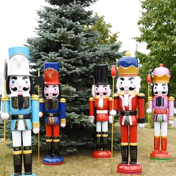 6ft Tall Life-size Large/giant Christmas Fiberglass Nutcracker Soldier ...