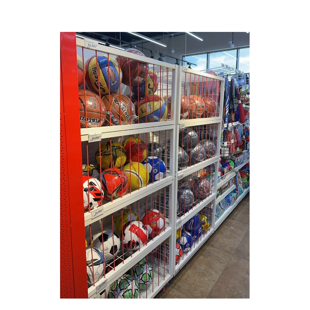 Commercial Steel Sport Lockable Ball Storage Cage Wire Mesh Ball Cart ...