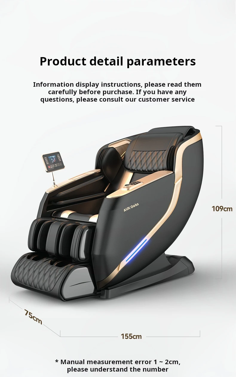 2023 Electric 4d Sl Track Full Body Zero Gravity Home Use Office Massage Chairs Full Body ...