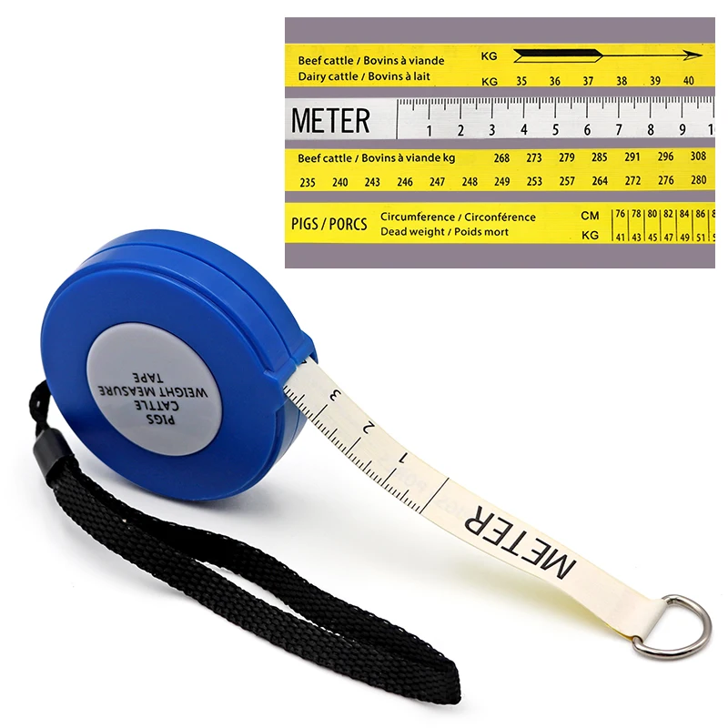 Livestock Cow Weighing Tape Measure Pig Cattle Animal Body Weight ...