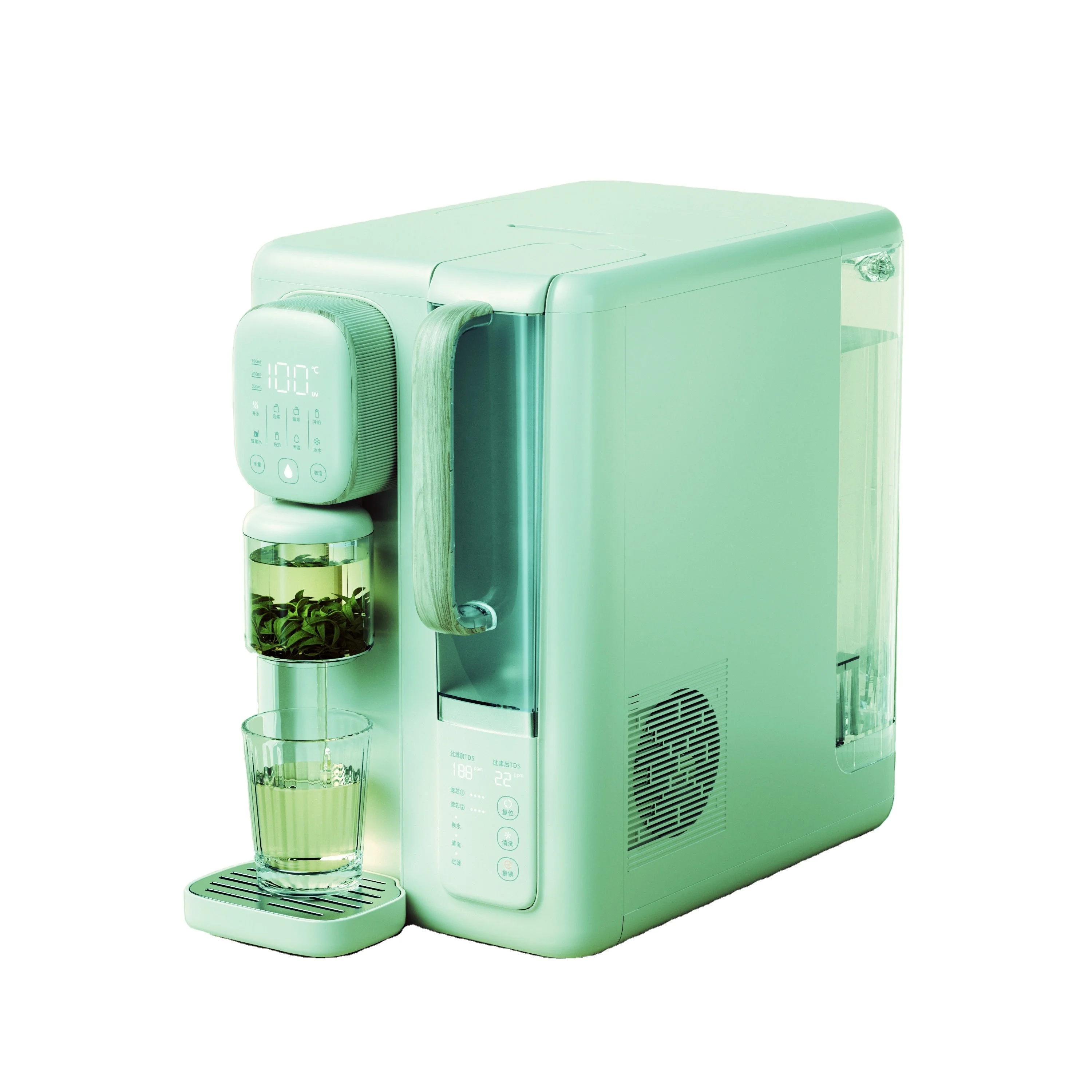 Portable Countertop Ro Reverse Osmosis Hydrogen Water Dispenser 7-stage ...