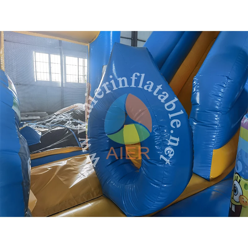 New Design Inflatable Spongebob Funland - Bouncy Fun for All
