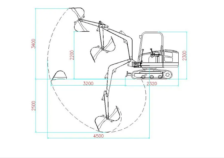 Mini Excavator 3.5 Ton EPA Farm New Crawler Digger Japan Engine
